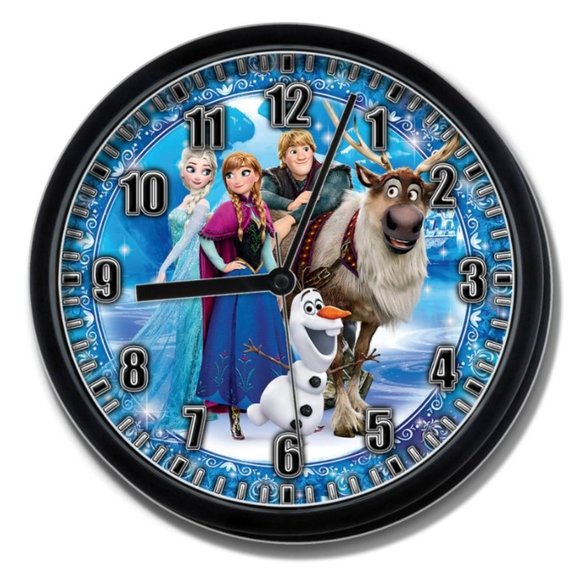 Clock | Wall Decor | Disney Frozen Elsa Olaf Anna Wall Clock New | Poshmark